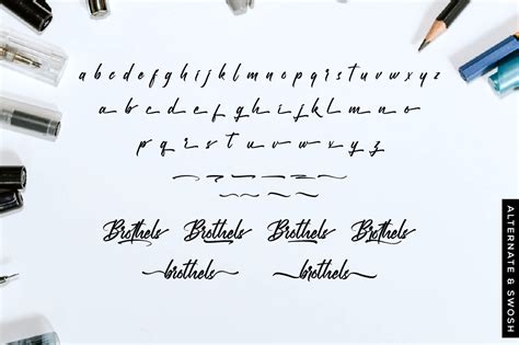 Brothels Font By CalligraphyFonts Net
