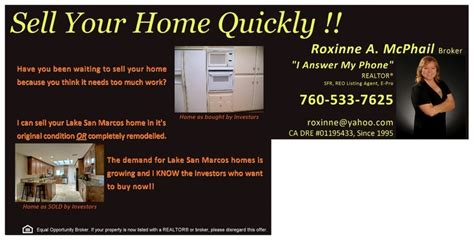 Roxinne Mcphail Investor Card Things To Sell Things To Think About