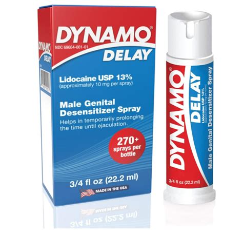 Dynamo Delay Lidocaine Usp 13 Retardante Sexual 222 Ml Beauty