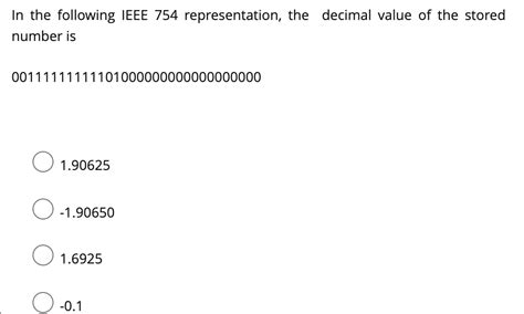 Solved A Scientific Notation For Binary Number 1011101 Can