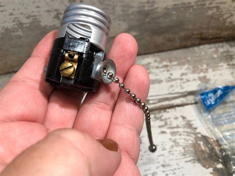 NOS Electrical Socket Adapter Chain Pull Set Of Two Etsy