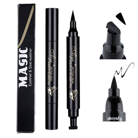 Double Head Waterproof Eyeliner Pen Cat Eye Winged Eyeliner Sexy Eye