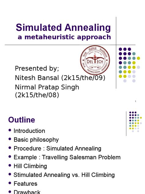 Simulated Annealing Ppt Mathematical Optimization Mathematical And Quantitative Methods