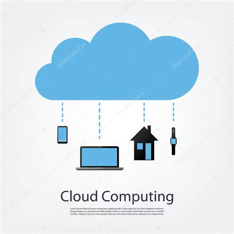 Cloud Computing And Iot Concept Design — Stock Vector © Bagotaj 87860070