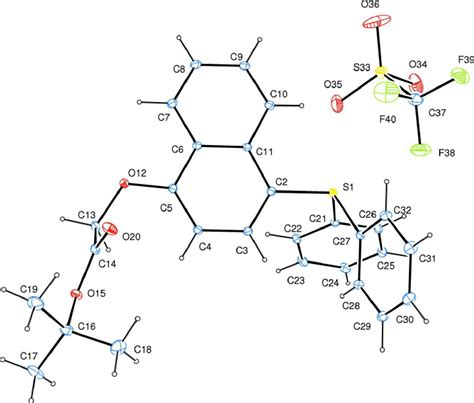 Molecular Structure Of The Title Compound Showing The Atom Numbering