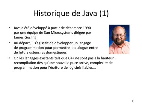 Ppt Programmation Orientée Objet Langage Java Powerpoint Presentation