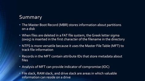 Windows File Systems Pptx Operating Systems Computer Software And