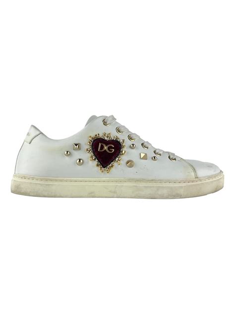 Tênis Dolce And Gabbana Portofino Branco Xzy5 Original Etiqueta Única