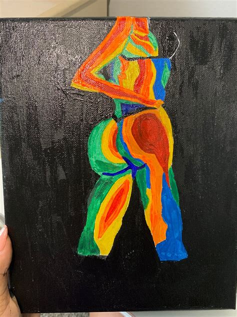 Thermal Body Nude Painting - Etsy