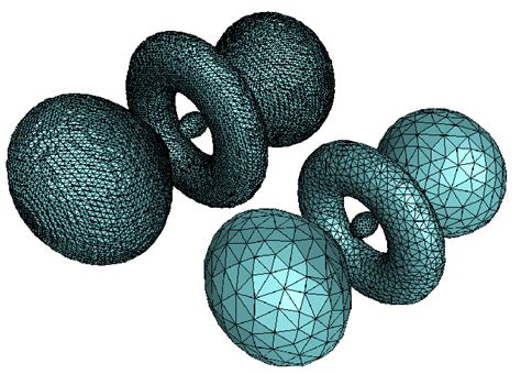 Atom Isosurfaces Left Marching Cubes Output Right Deliso Output