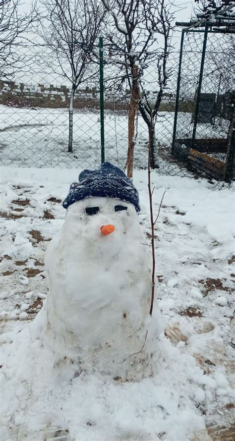 Kardan Adam Snowman Happy Winter Snowman Crafts