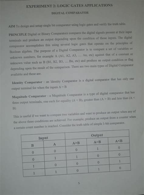 solved digital comparators actually use exclusive nor gates