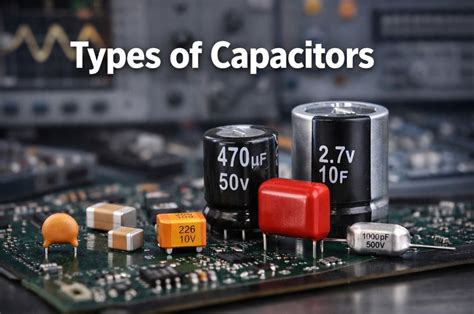 Types Of Capacitors Explained Ceramic Electrolytic Film And More