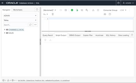 load data from local files with oracle database actions