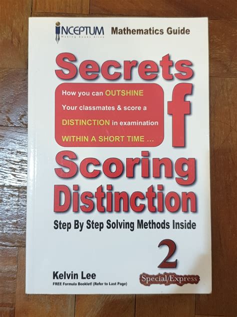 Distinction Guide Mathematics Secondary 2 Express Inceptum Hobbies