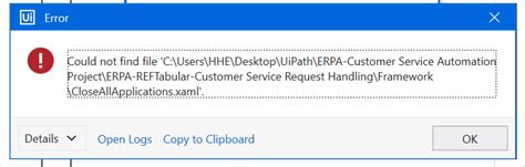 Delete One Xaml Filecloseallapplicationsxaml From Framework Folder