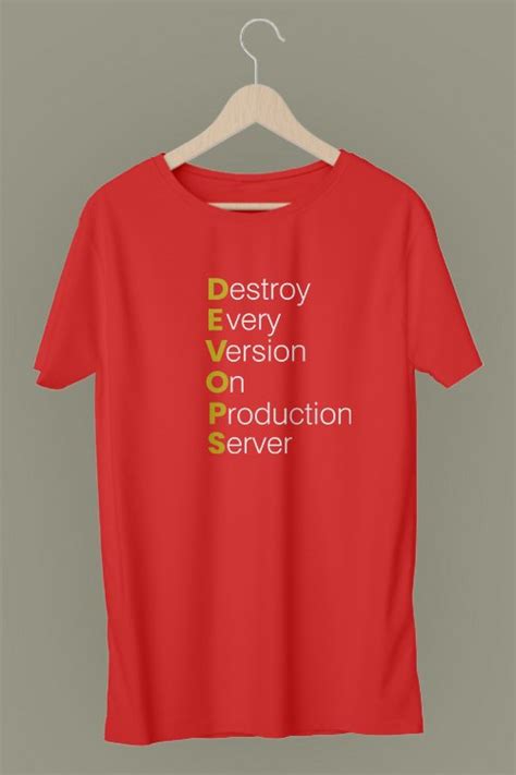 Devops Programmer Tshirt Merchshop