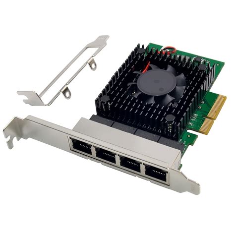 Buy Pcie 3 1 2 5 Gbe Network Adapter With Intel I225 V 2500 1000 100mbps Quad Port