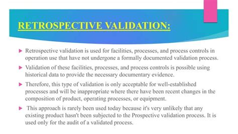 Introduction To Pharmaceutical Validation Scope And Merits Of