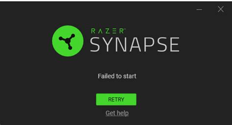 Razer Synapse Failed To Start Razer Insider