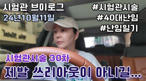 시험관브이로그 30차 시험관시술 제발 쓰리아웃이 아니길 Youtube