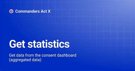 Get Statistics Commanders Act X