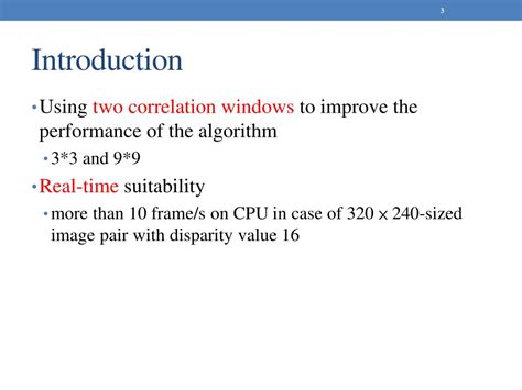 ppt window based approach for fast stereo correspondence powerpoint