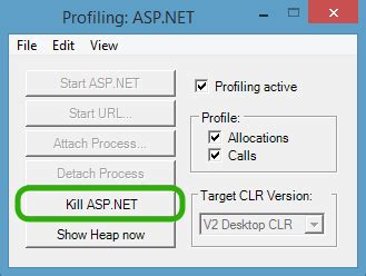 Iis Can CLR Profiler Be Used For Profiling ASP NET Applications Stack Overflow