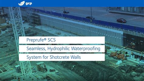 Preprufe® Scs Plus System Gcp Applied Technologies