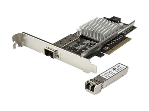 Startech Pex10000sri 10g Network Card 1 X 10g Open Sfp Multimode Lc Fiber Connector Intel