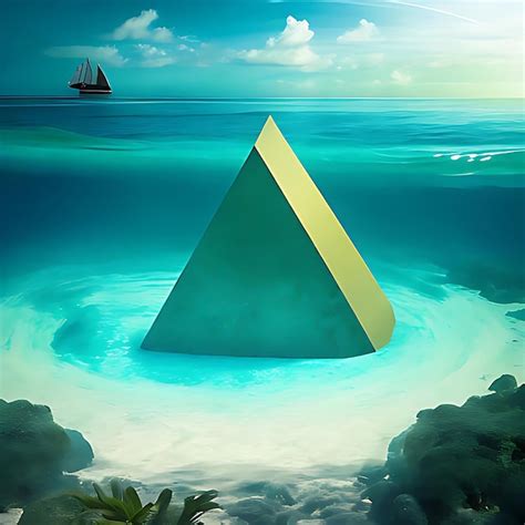 premium photo bermuda triangle mystery ai generated