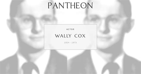 Wally Cox Biography Pantheon