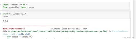 导入keras，却报错`no Module Named ‘keras‘`no Module Named Keras Csdn博客
