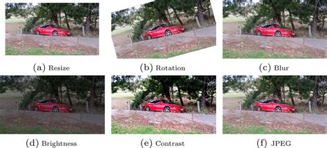 An Example Of Various Attacks Of Watermarked Image Download