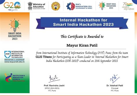Mayur Patil On Linkedin Sih2023 Sih Sih2023