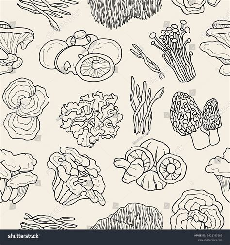 표고버섯 문양 850개가 넘는 로열티 프리 라이선스 대상 스톡 벡터 및 벡터 아트 Shutterstock