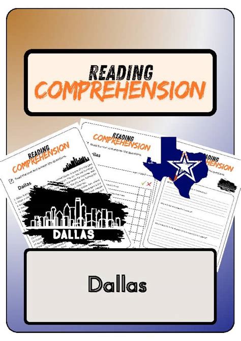 Reading Comprehension Dallas Solutions By Learnplanet Tpt