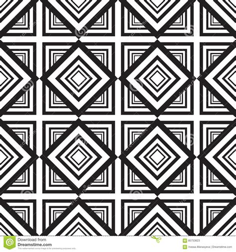 Abstract Seamless Geometrical Background Stock Vector Illustration Of Black Seamless 85753623