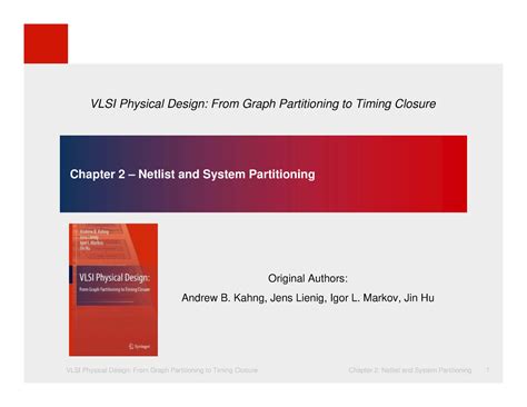 Physical Design Netlist And System Partioning Overview Vlsi Physical Physical Design Netlist And System Partioning Overview Vlsi Physical