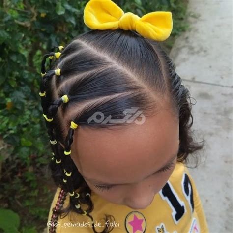 بافت مو بچه گانه 1401 با استفاده از کاموا و دیگر اکسسورهای کیوت بانمک