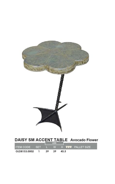 Daisy Sm Accent Table Rosa Planters Vietnam Co Ltd