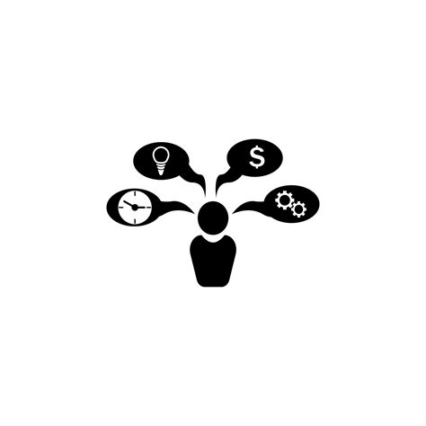 Business Dilemma Vector Icon Illustration 23278959 Vector Art At Vecteezy