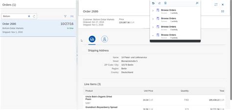 Capture Orders Management Sap Ui5 Application Using Recorder Sap