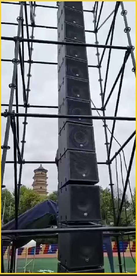 Neodymium Magnetic Loudspeaker 15 Inch La 500 Matrix Array Loudspeaker System Coaxial