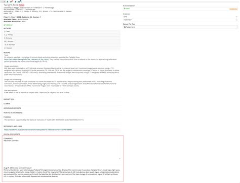 data set page design review · issue 341 · openneuroorg openneuro · github