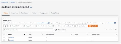 Create Multiple Static Sites In A Single Aws S3 Bucket Served By Aws