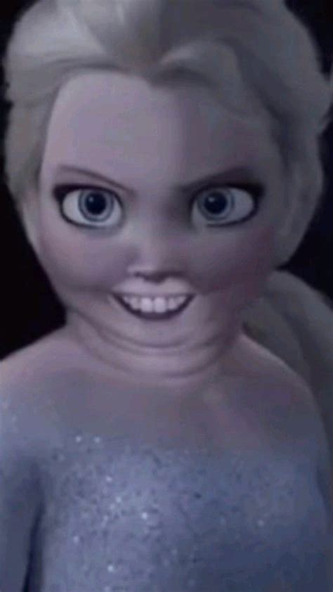 Elsa Is Very Mad 😡😭💀 In 2025 Funny Horror Disney Princess Memes