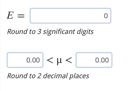 Solved Calculate The Margin Of Error And Construct The Chegg