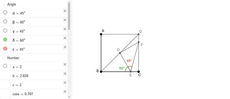 Triangle Construction GeoGebra