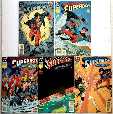 Superboy Comic Book Covers